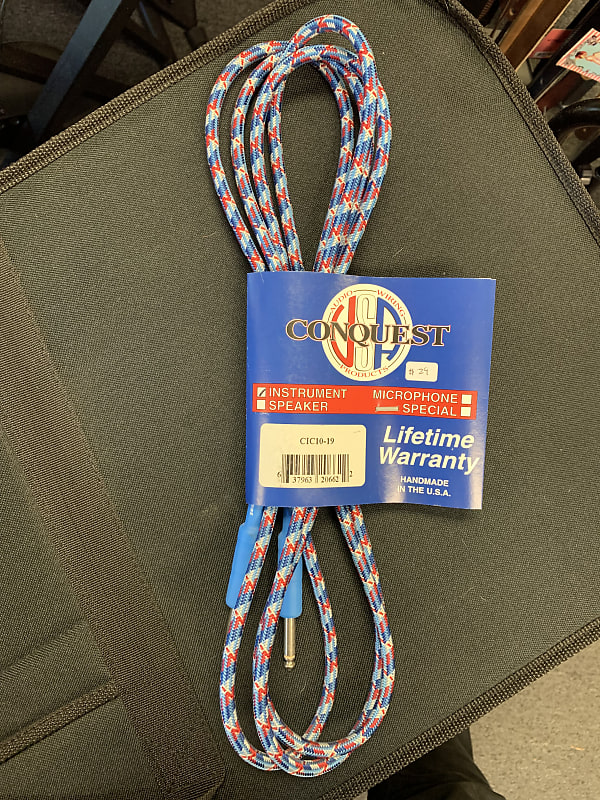 Conquerer Conquest wiring products 10ft instrument cable | Reverb