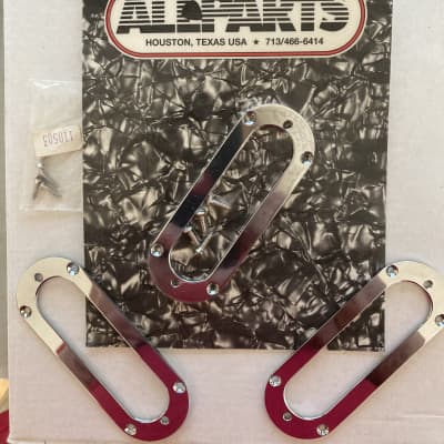 Teisco/ Silvertone 60's Chrome Pickup Rings | Reverb