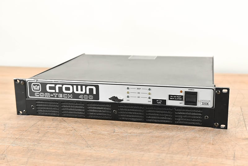 Crown Com-Tech 400 2-Channel Power Amplifier CG00401 | Reverb