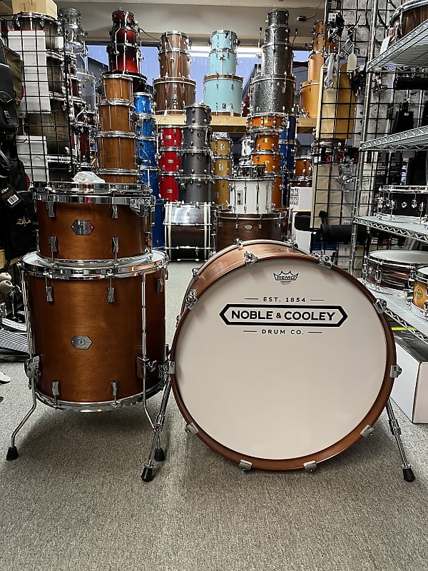 Noble & Cooley Horizon Series Honey Maple Satin Drum Set | Reverb