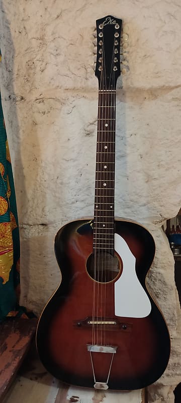 Eko Ranchero XII 1970's Sunburst | Reverb