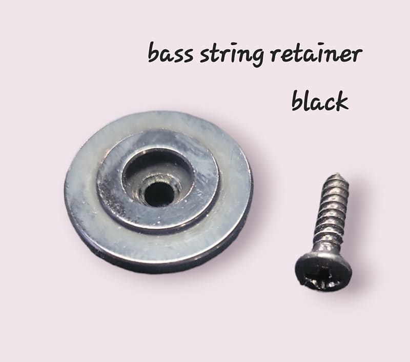 Replacement Bass String Retainer; Black | Reverb