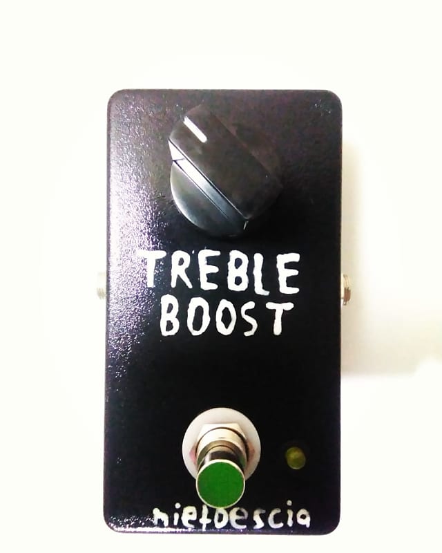Nietoescia Effects Treble Booster 2023 - Black | Reverb