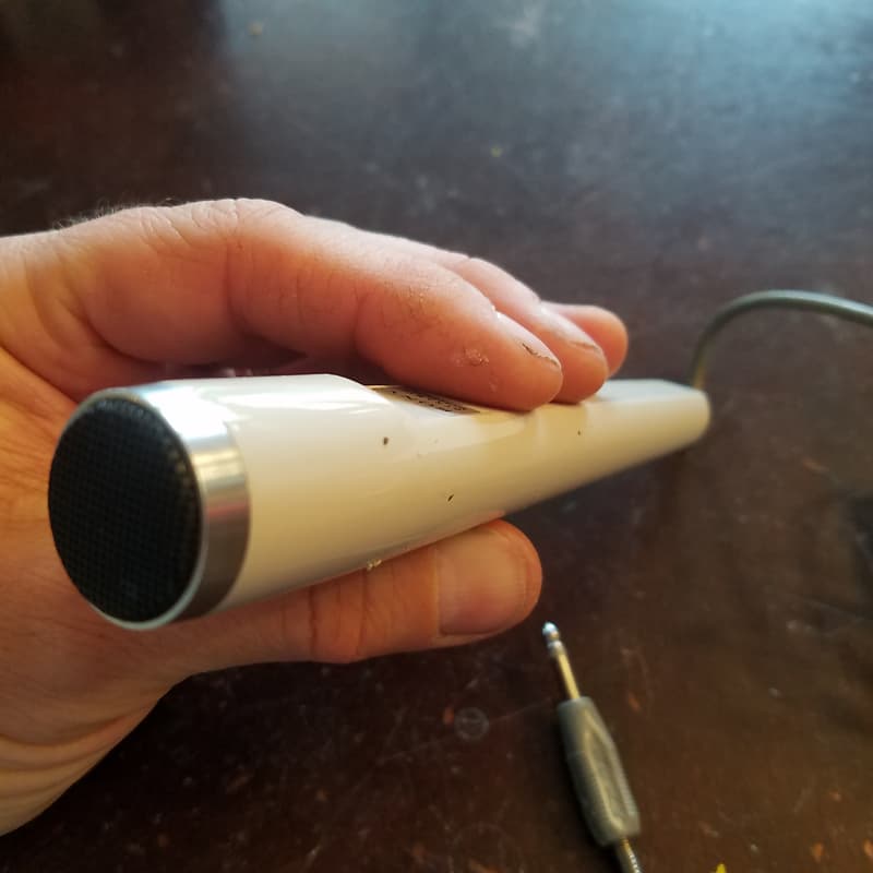 Sony F-96 Dynamic Microphone High Impedance 1970s Beige | Reverb