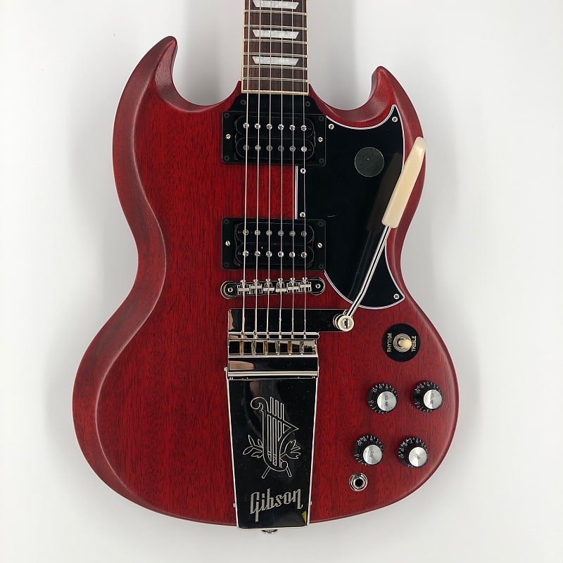 Gibson SG Standard 61 Faded Maestro Vibrola - Vintage Cherry | Reverb