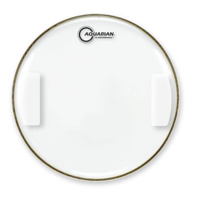 AQUARIAN 12" SUPER 2 CLEAR DRUM HEAD | Reverb