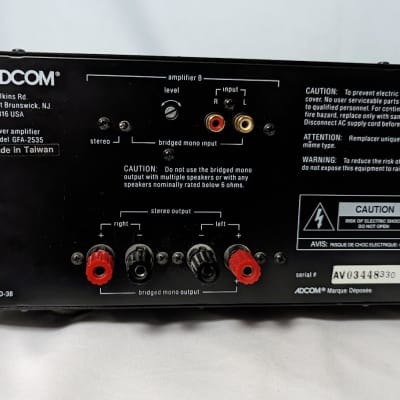 Adcom GFA 2535 4-Channel Power Amplifier | Reverb Deutschland