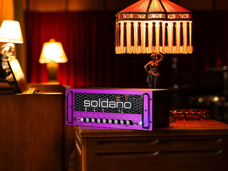 Soldano SLO-100 Rack Mount Amplifier in Anodized Purple | Reverb