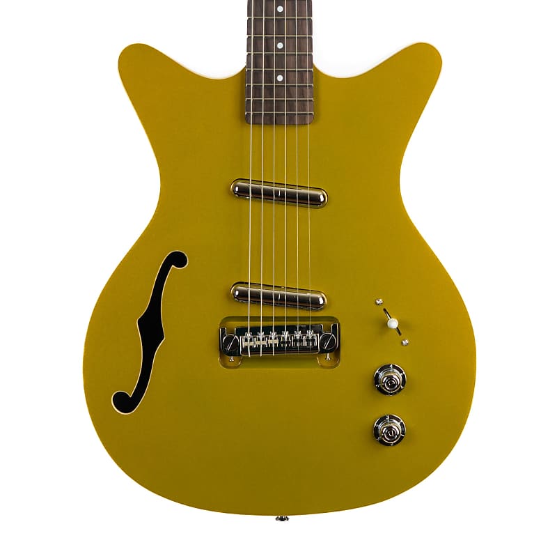 Danelectro 59R-GOLD Fifty Niner Gold top electric guitar - | Reverb