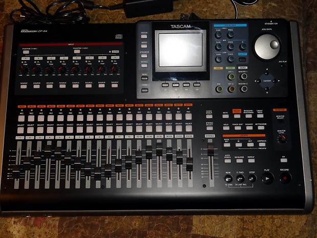 Tascam DP24 multi-track recorder w/CDRW, CD card, 24 track | Reverb