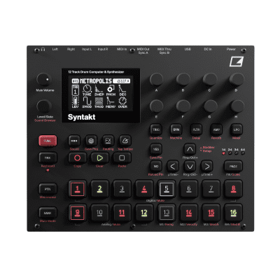 Elektron Syntakt 12 Track Drum Computer & Synthesizer | Reverb