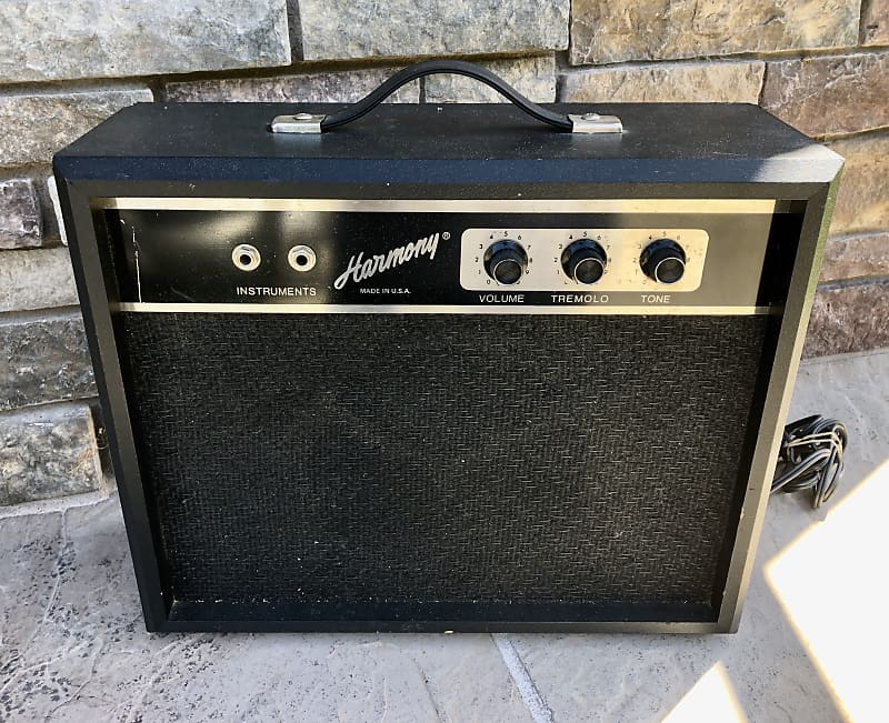 Harmony 4080H Vintage Guitar Amplifier Combo with Tremolo - | Reverb