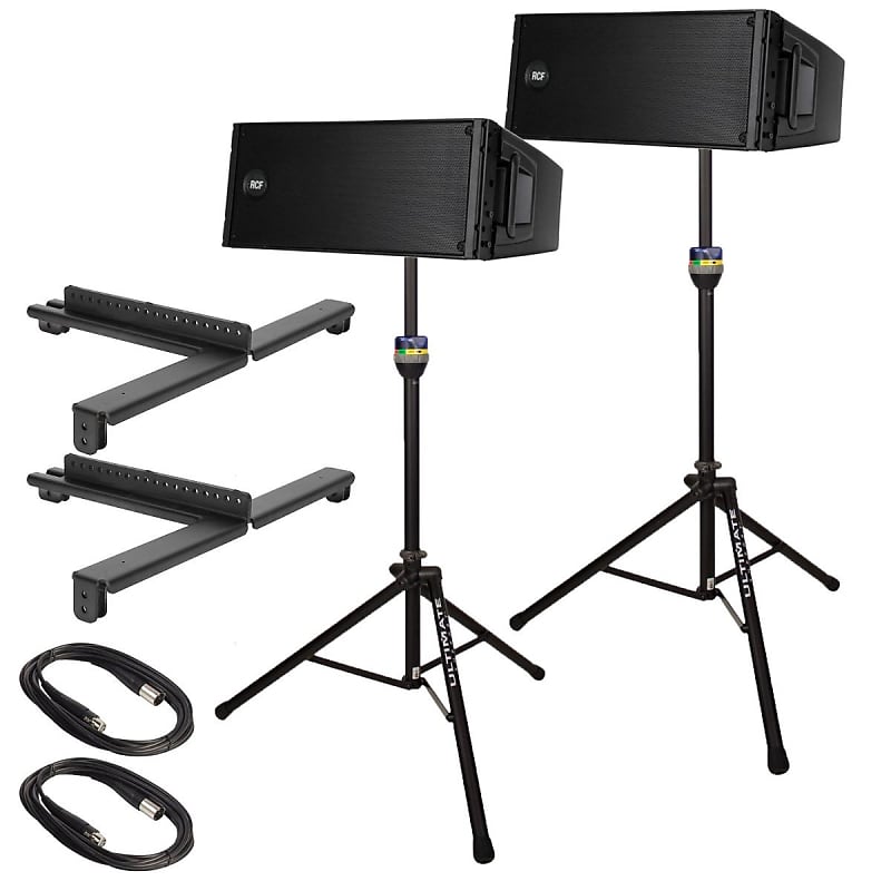 RCF HDL 20-A Active Powered Line Array Module Speakers Pair w | Reverb