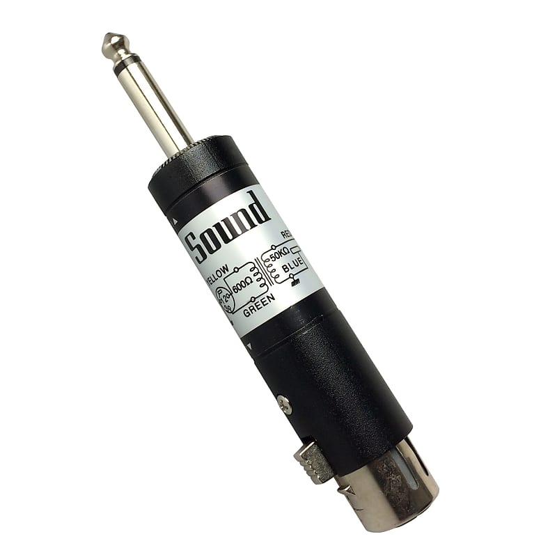 Leem Hi-Lo Mic Impedance Transformer XLR F to 1/4" Jack | Reverb