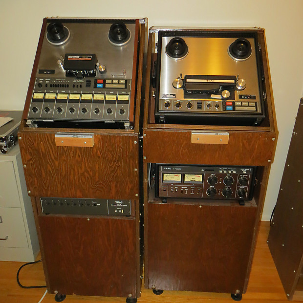 TEAC teac 80-8 & teac A-7300RX in custom cabinets/edit | Reverb