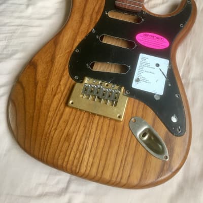Custom Tremolo-to-Hardtail conversion Strat bridge MASSIVE | Reverb