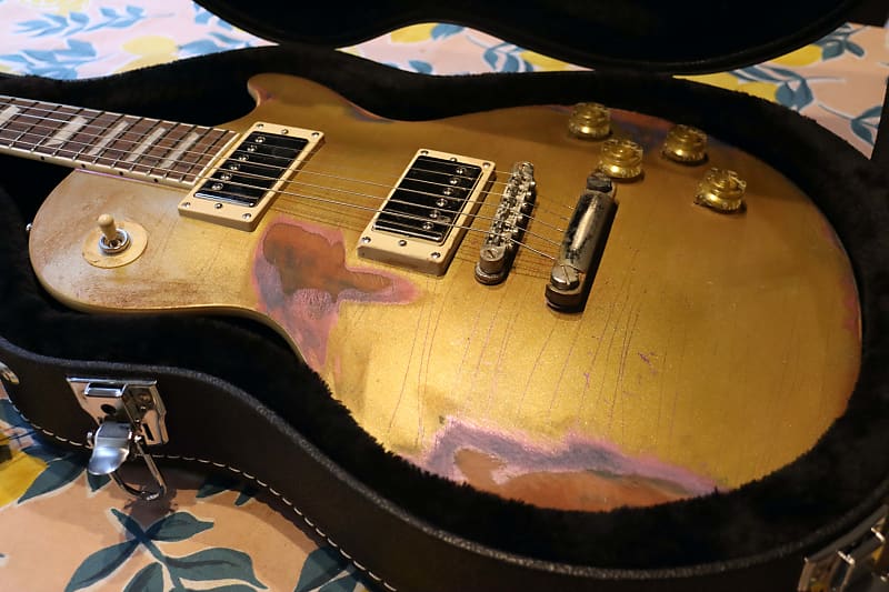 Les Paul Standard Gold top with pro relic Epiphone new | Reverb Canada