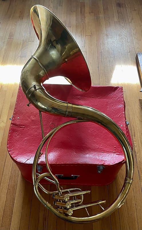 Student Brass Sousaphone + Carrying Case | Reverb