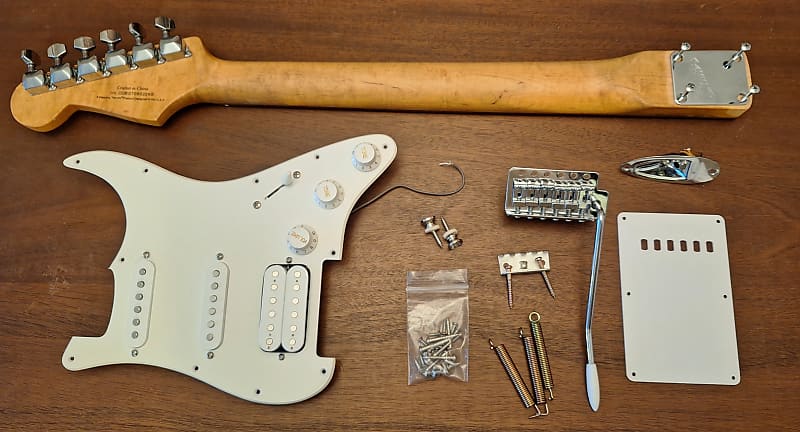 Squier Stratocaster Electronics, Neck and Hardware 2000s - | Reverb