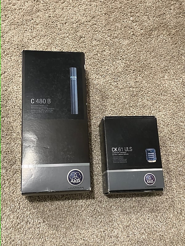 AKG C 480 B, CK 61 ULS Condenser Mic Combo Pack | Reverb