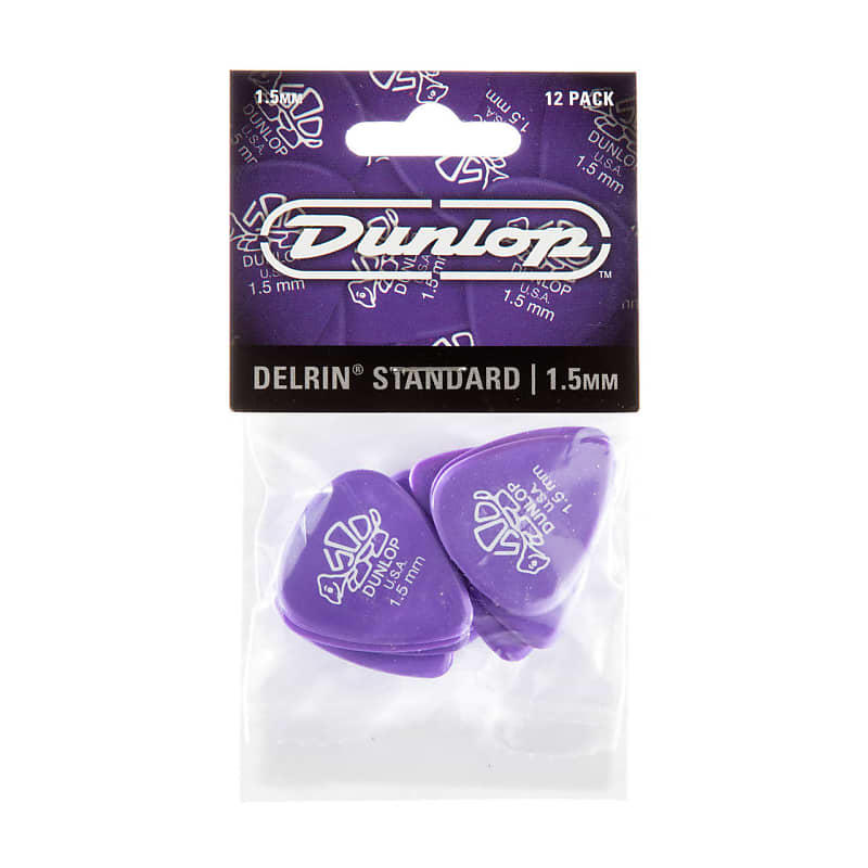 Dunlop Player's Pack | Delrin 500 Pick 1.5mm | 12-Pack | Reverb