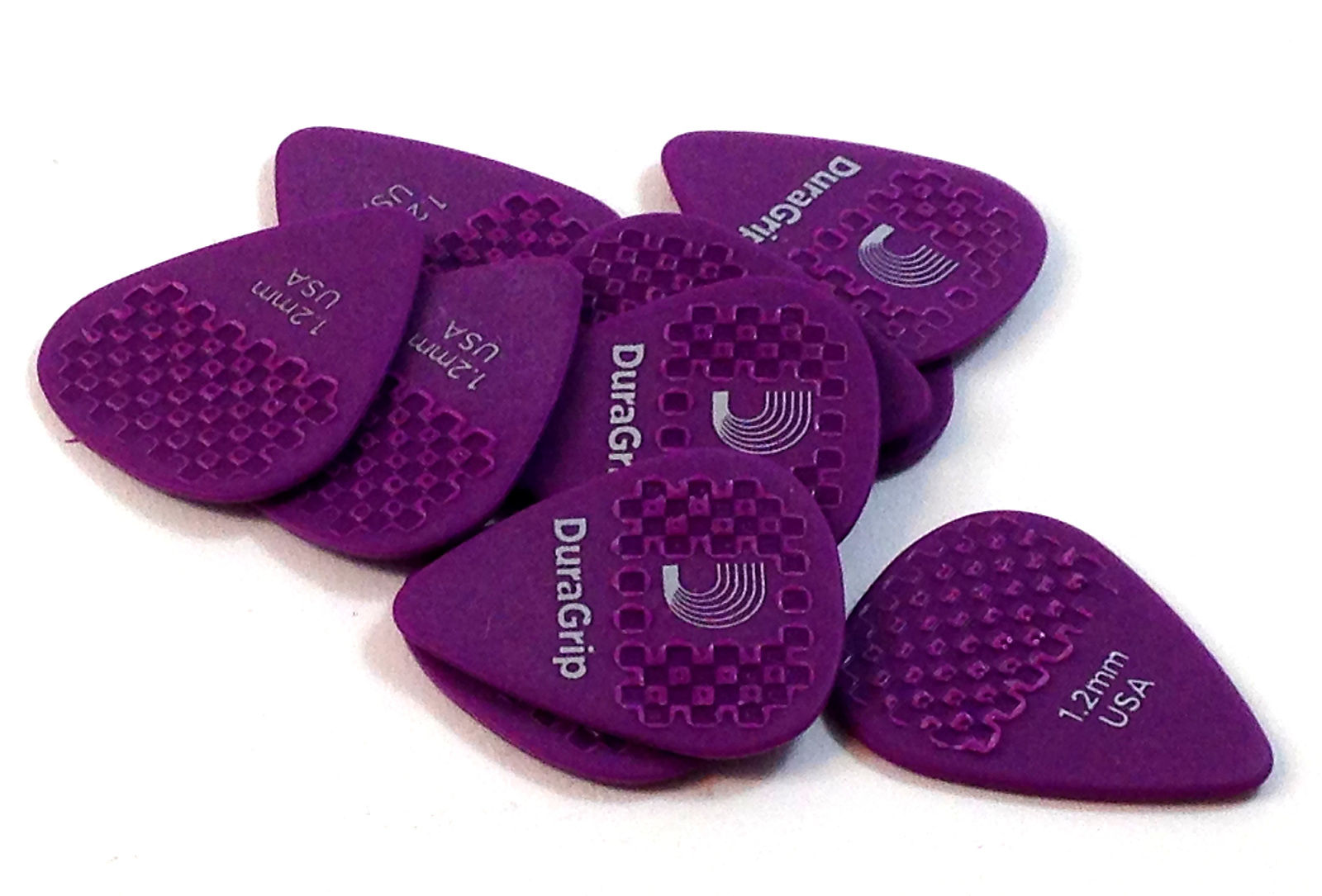 D'Addario 7DPR6-10 DuraGrip Guitar Picks - Heavy (10-Pack) | Reverb