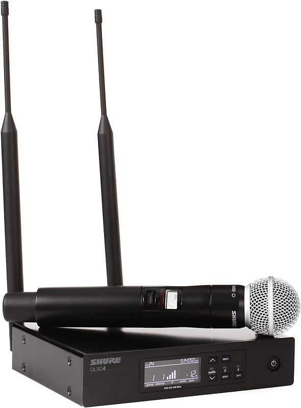Shure QLXD24/SM58 Handheld Wireless System with SM58 Vocal | Reverb