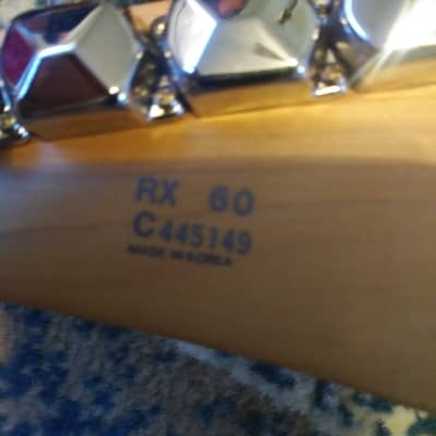 1994 Ibanez RX60 electric guitar Arctic Pearl White | Reverb