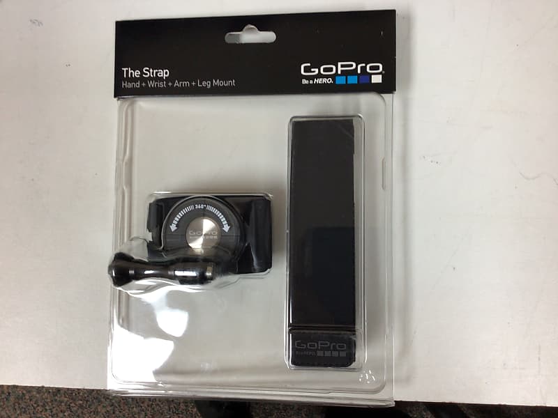 GoPro The Strap Hand + Wrist + Arm + Leg Mount - Black | Reverb