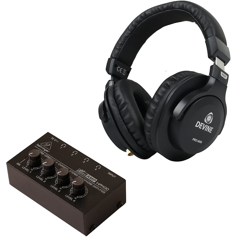 Devine Pro 4000 + ampli casque Behringer MICROAMP HA 400 | Reverb