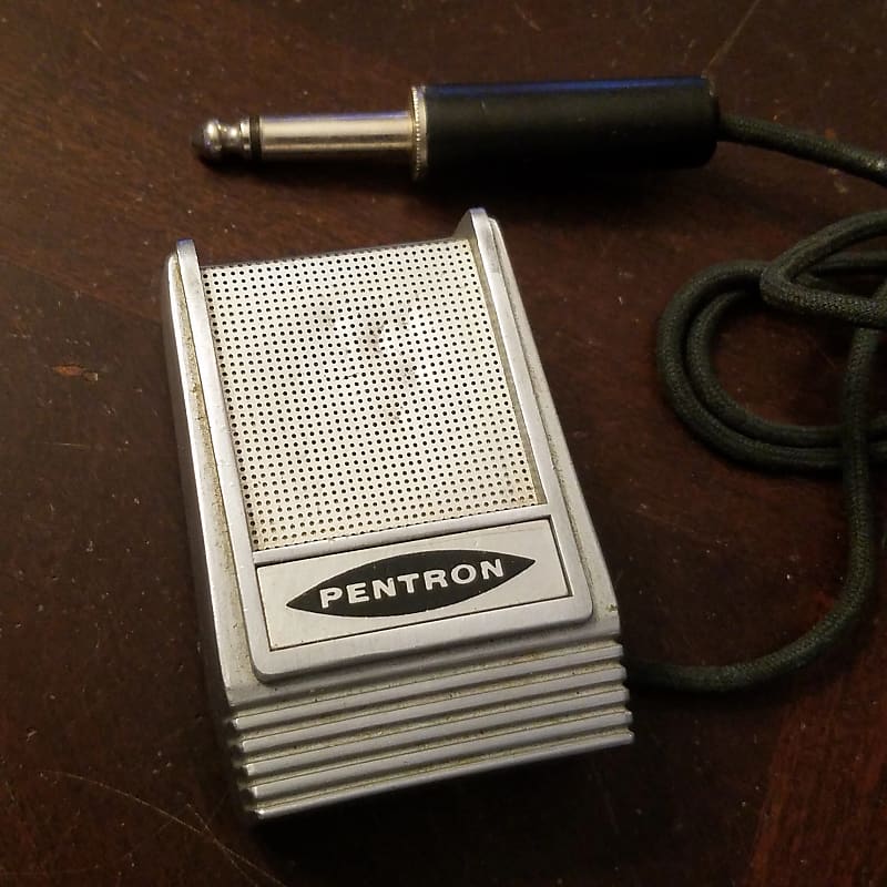 Turner 707 708 Pentron Harp Mic 1960s Polished Stainless | Reverb