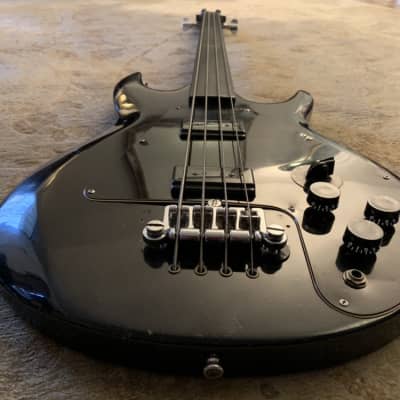 Vintage 1970's Gibson Ripper Black Finish Fretless Bass | Reverb