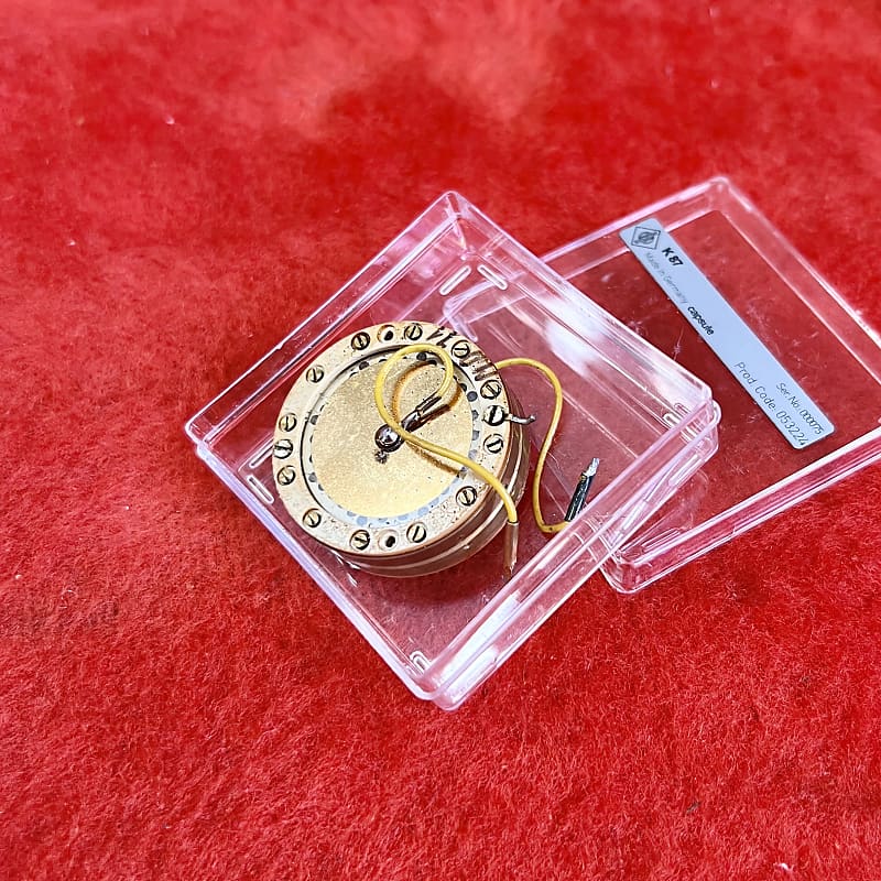 Neumann U67 U87 microphone capsule c 1968 Gold kk87 k67 | Reverb