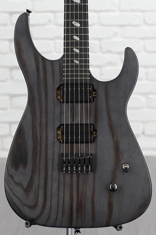 Caparison Dellinger II FX-AM Dark Black Matte 6 String | Reverb