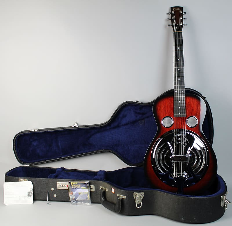 Paul Beard R Model Vintage Roundneck Resonator Burst | Reverb UK