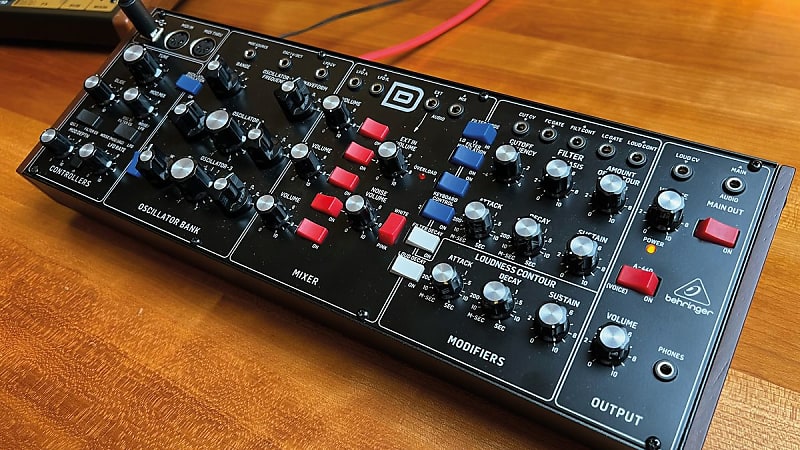 Behringer Model D Analog Synthesizer 2018 Present Black Reverb