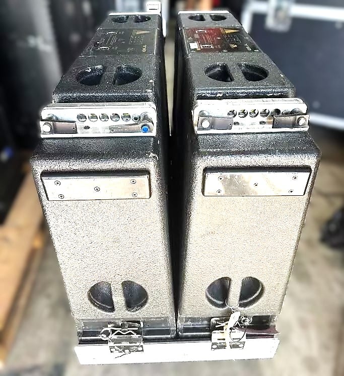 Adamson Y10 3Way Mid-Size Line Array Speakers W/Cart & Cover | Reverb