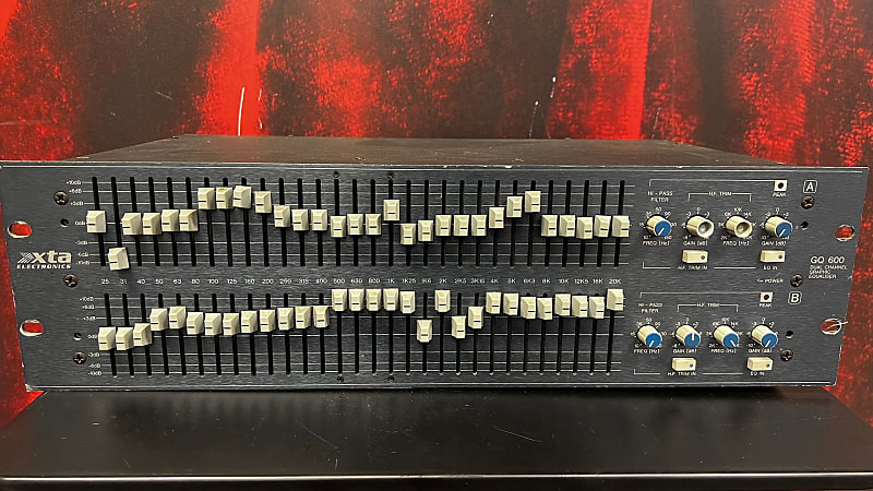 Xta Electronics GQ 600 Dual Channel Graphic Equalizer EQ | Reverb