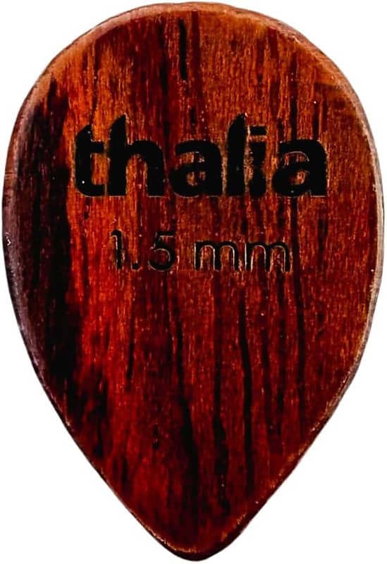 Thalia 358 Wood Guitar Picks 1.5mm X Heavy Santos Rosewood 6 | Reverb