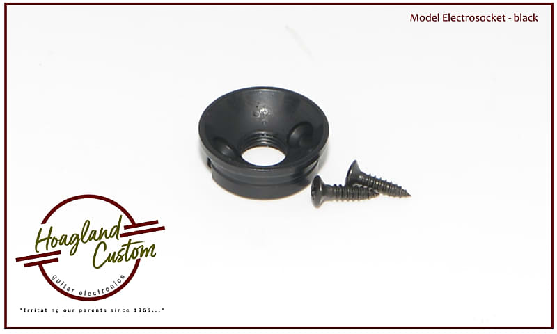 Electrosocket Tele Jackcup - Black - Lock in that output | Reverb