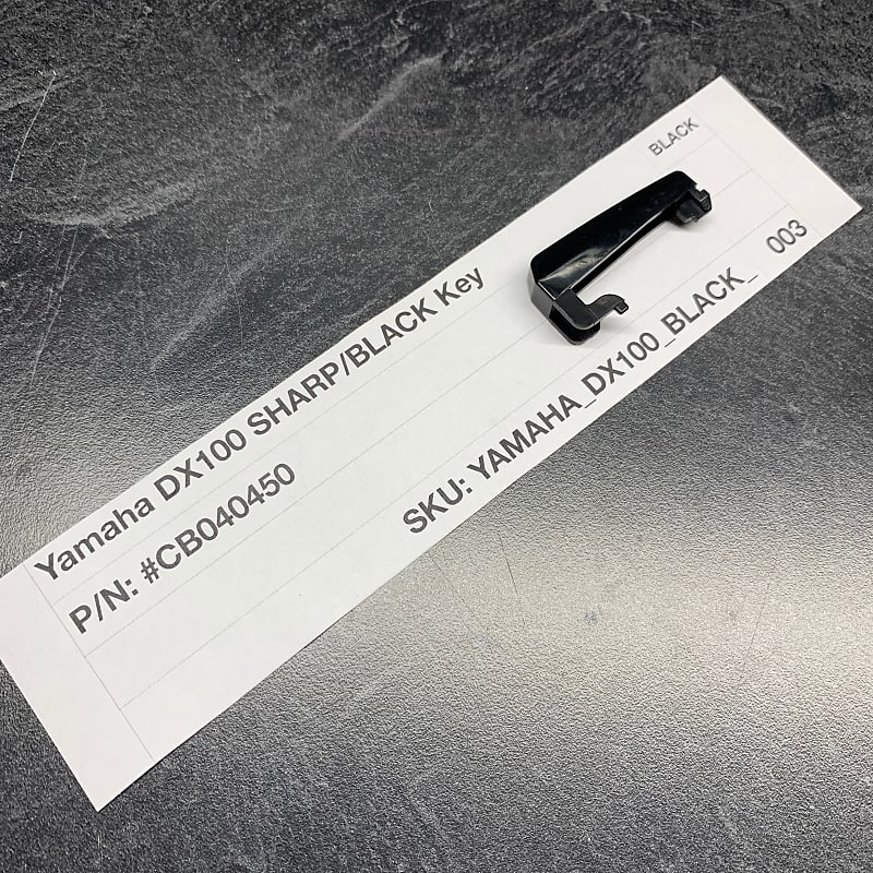 Yamaha DX100/CS01 Replacement SHARP/BLACK Key | Reverb