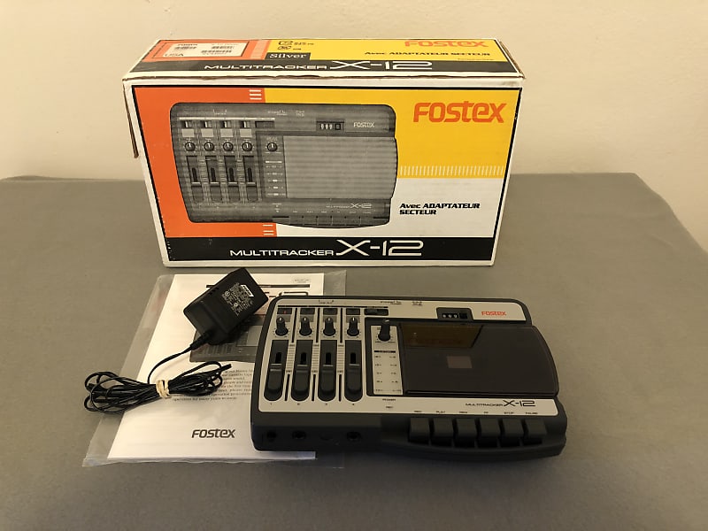 Fostex X-12 Silver 4-Track Cassette Multi-track Recorder | Reverb