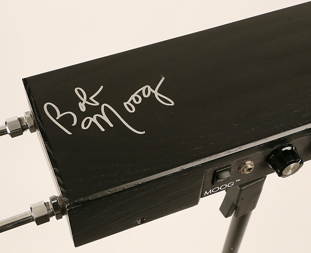 Moog Signature Series Etherwave Theremin 2004 Black Signed by | Reverb