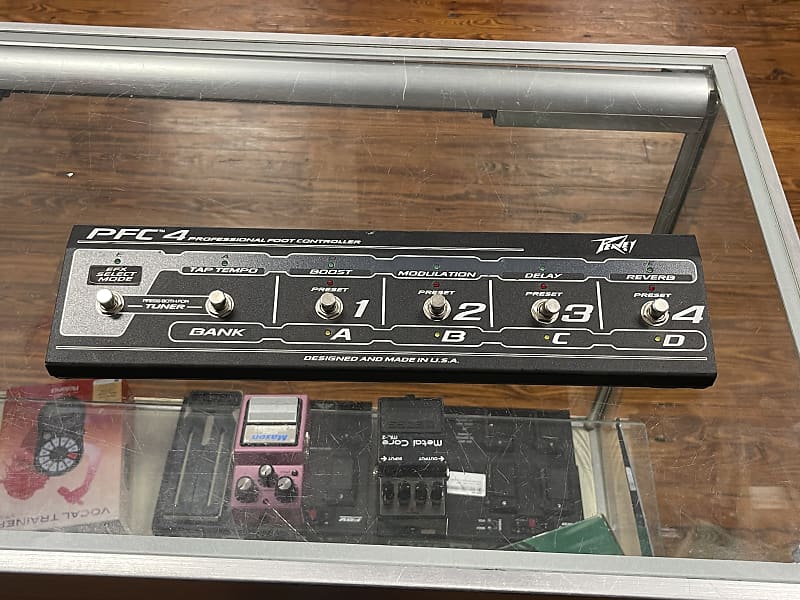 Peavey PFC4 foot controller midi 6 button | Reverb