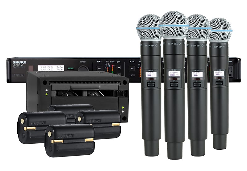 Mint Shure ULXD24Q/B58- ULXD Quad-Channel Handheld Wireless | Reverb