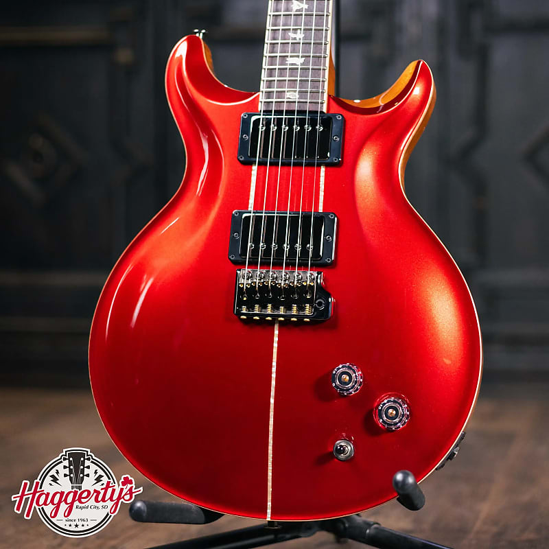 PRS Santana Retro Electric Guitar - Metallic Candy Red with | Reverb