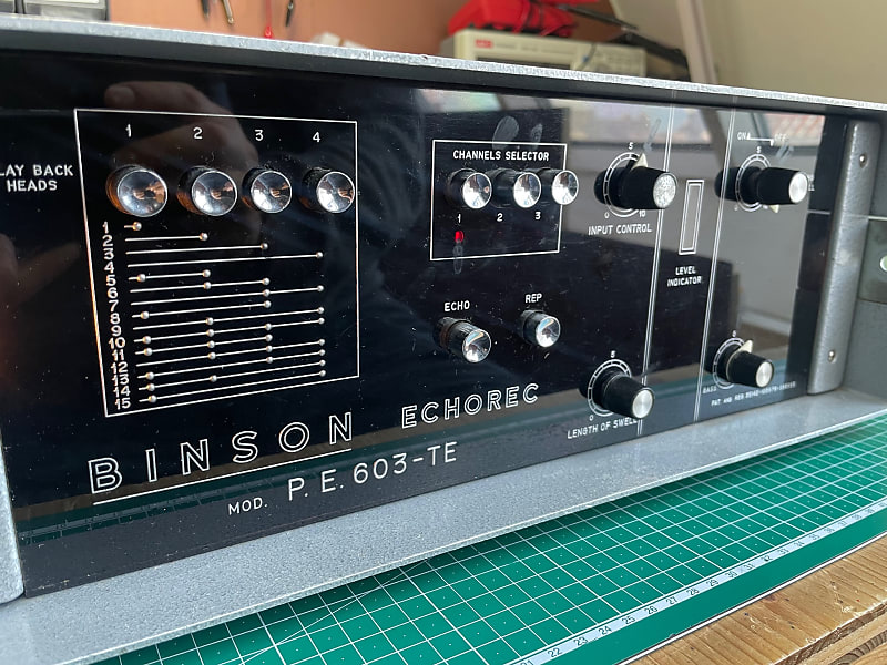 Binson Echorec P.E. 603-TE rare 70s "Disk-Echo" | Reverb