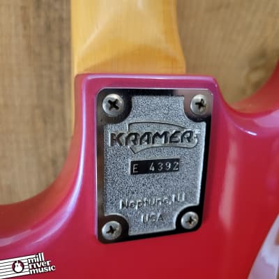 Kramer Baretta Flip Flop Red Vintage 1986 Maple Neck w/ HSC | Reverb
