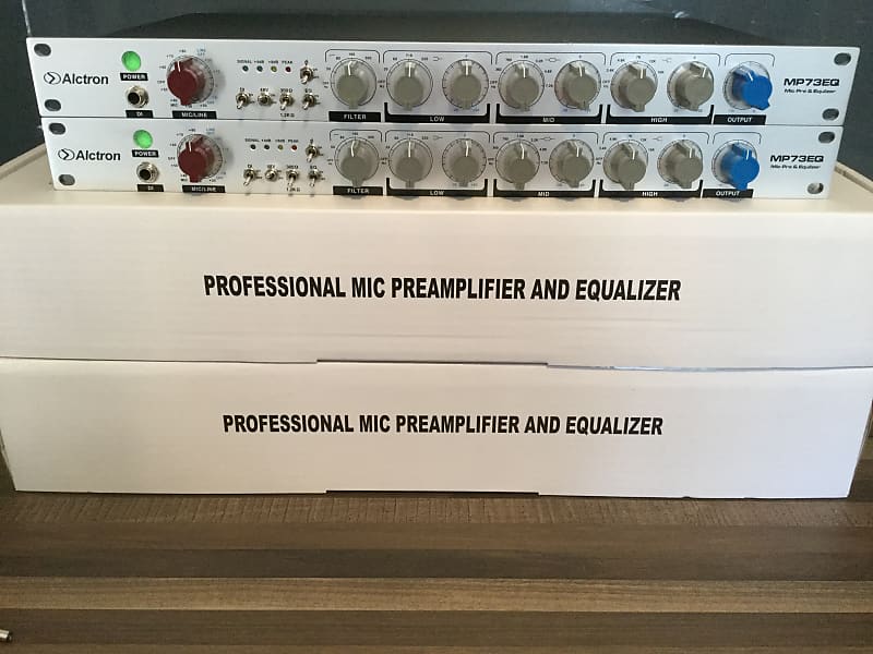 PAIR Alctron MP73EQ channel strip Neve 1073 1084 style Mic | Reverb