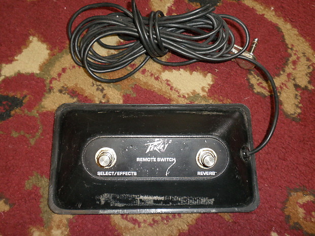Peavey Button Remote Stereo Footswitch Select/Effects Reverb | Reverb